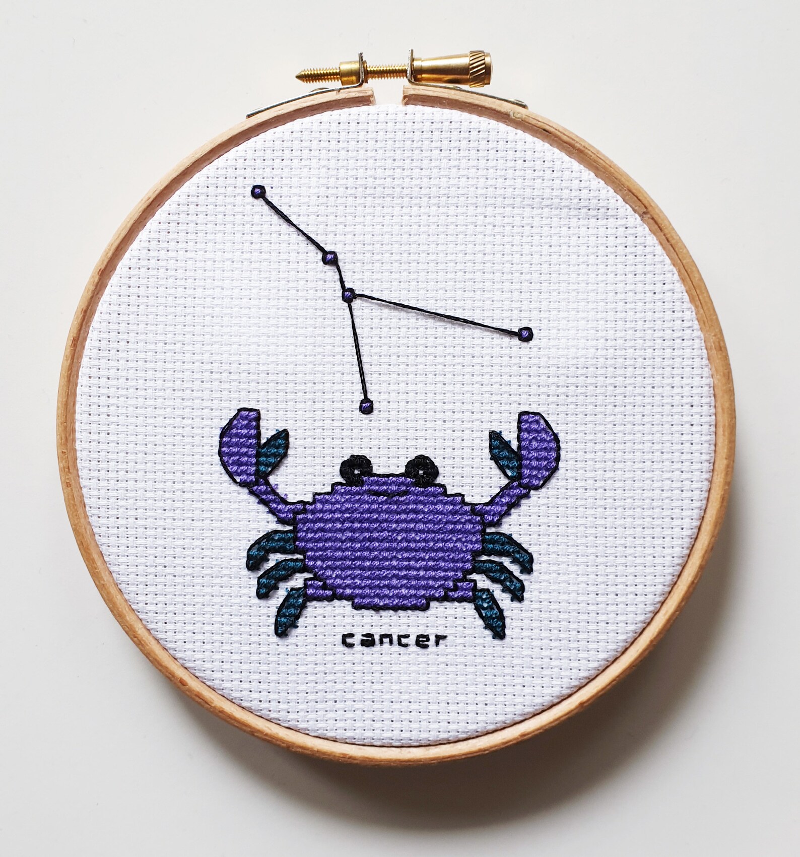 Cancer Zodiac / Star Sign Cross Stitch PDF Pattern - Etsy