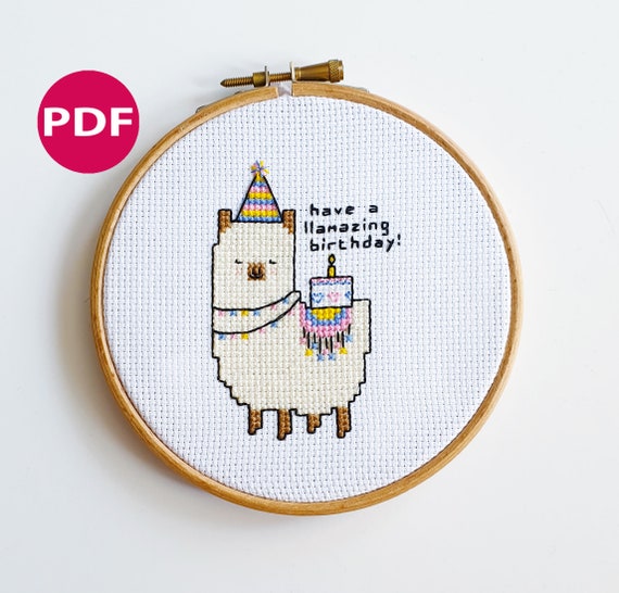 Cross stitch pattern. The Birthday Party Sewing & Fiber Sewing ...