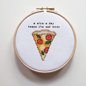 Pizza Cross Stitch PDF Pattern, Instant Download - Etsy