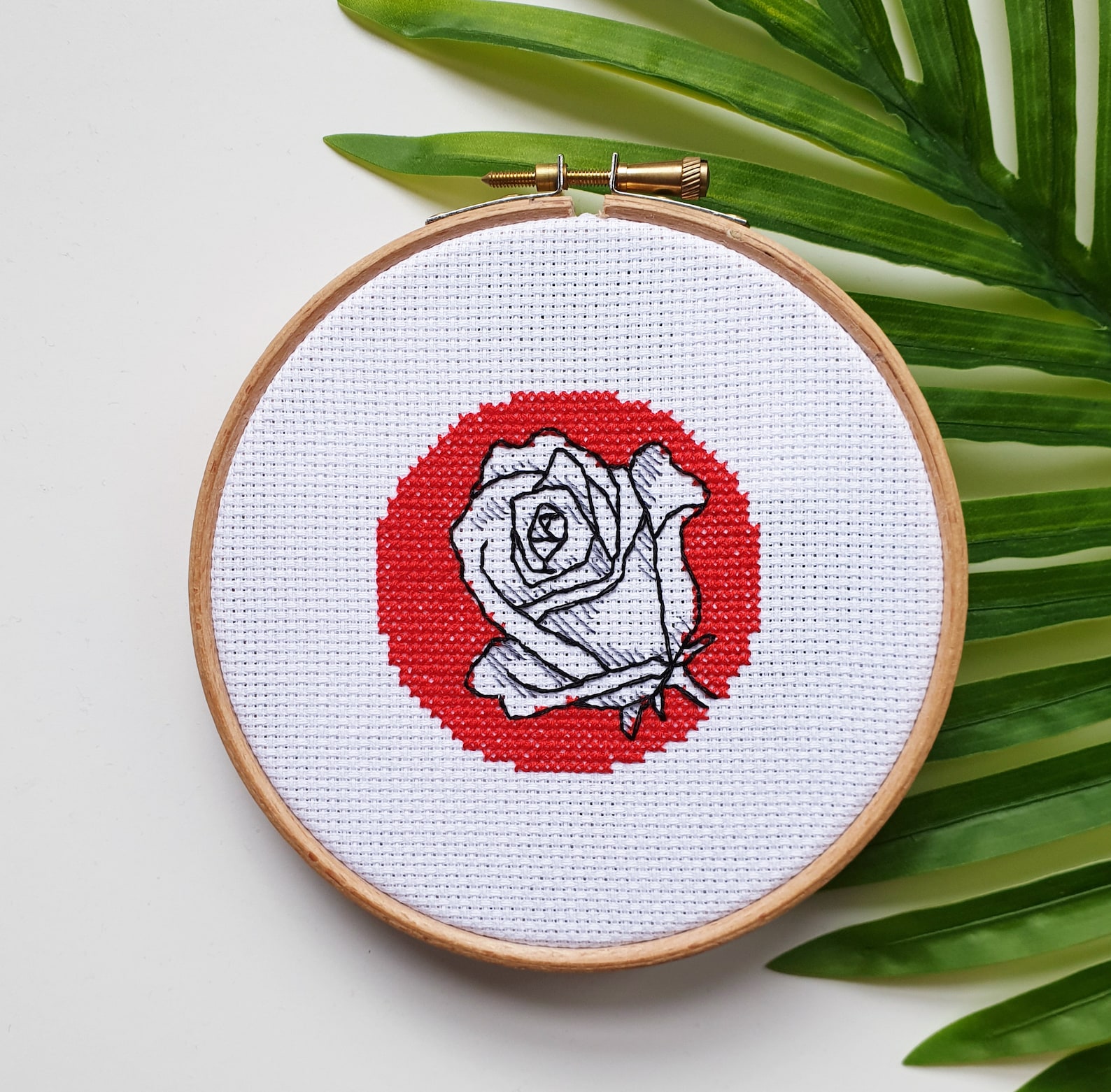 Rose Cross Stitch PDF Pattern Instant Download | Etsy