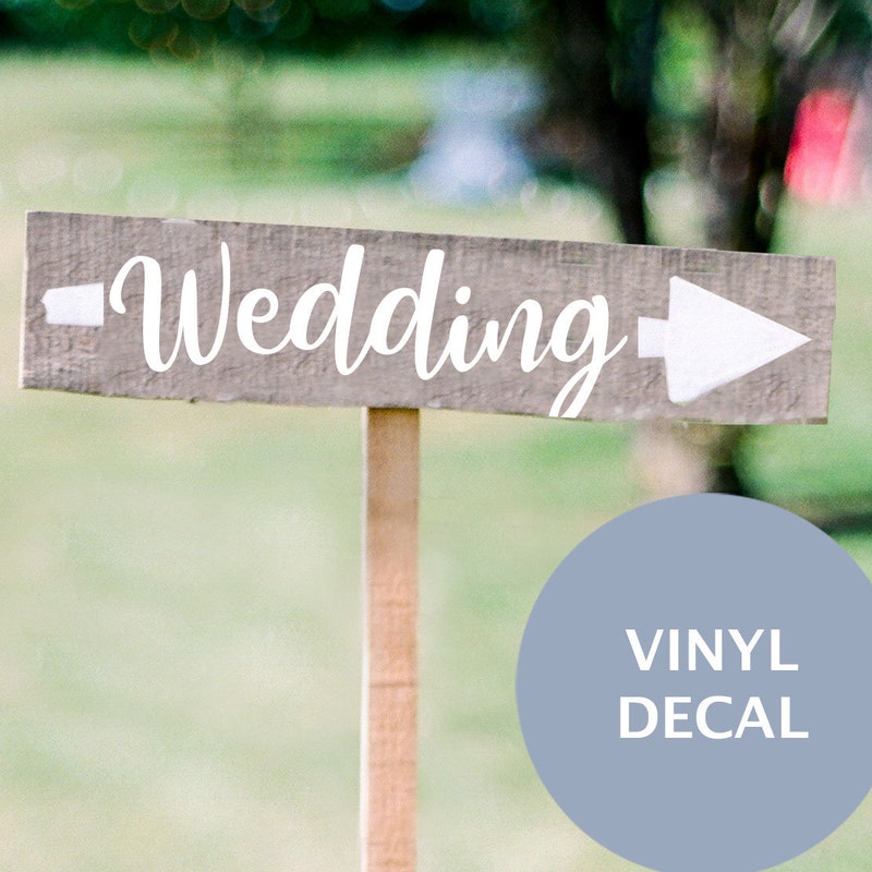 Arrow Wedding Signs - Etsy