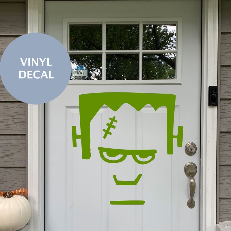 Frankenstein Window Decal - Etsy