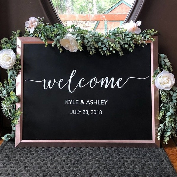 Welcome Chalkboard - Etsy