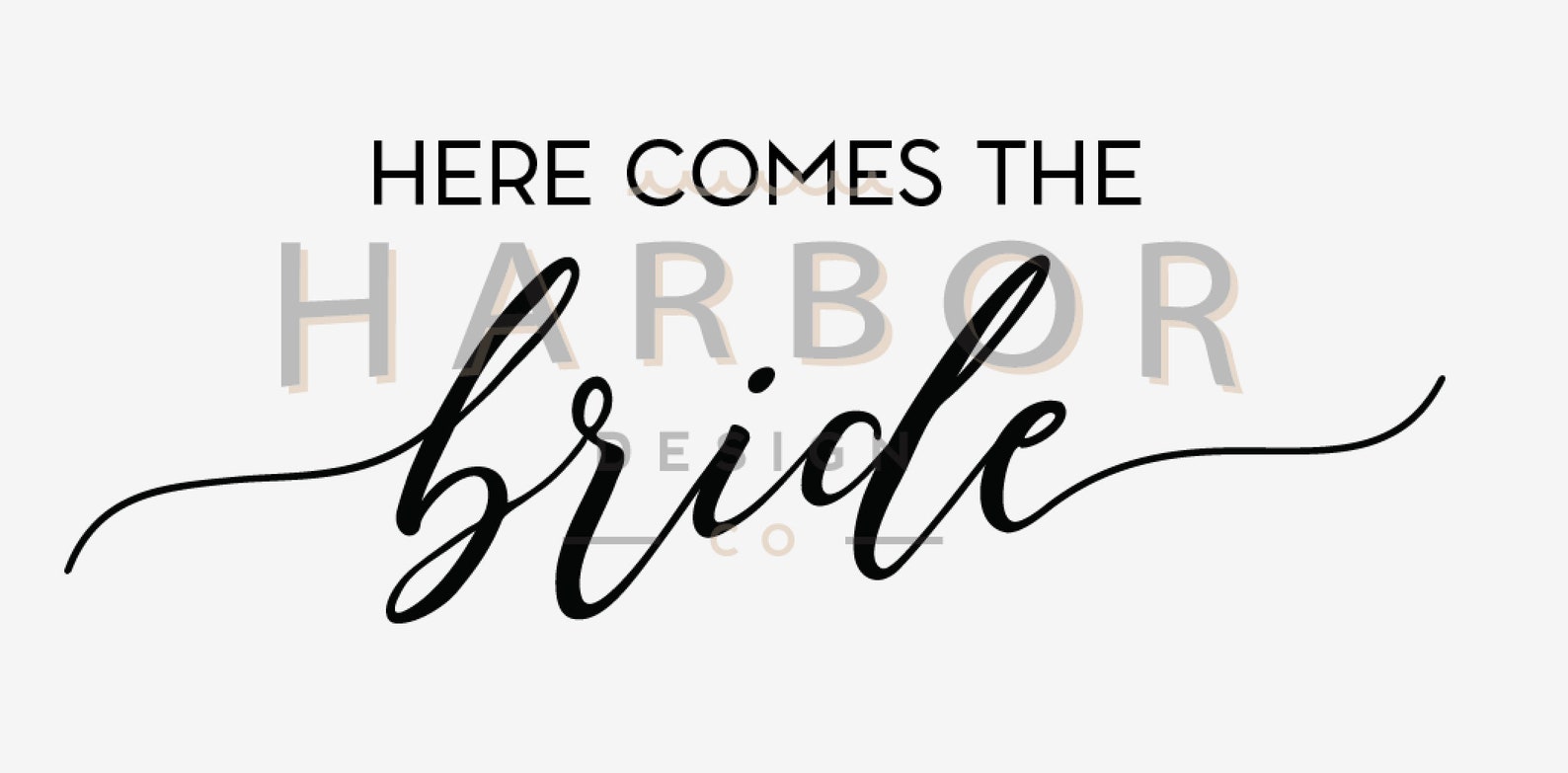 Here Comes the Bride Sign Wedding Stickers Flower Girl and - Etsy