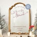 Winter Wedding Welcome Sign, Tis the Season to Be Married Vinyl Decal ...