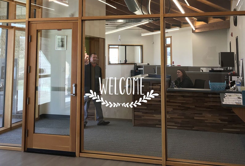 Welcome Wall Decal, Welcome Sign for Front Door - Etsy