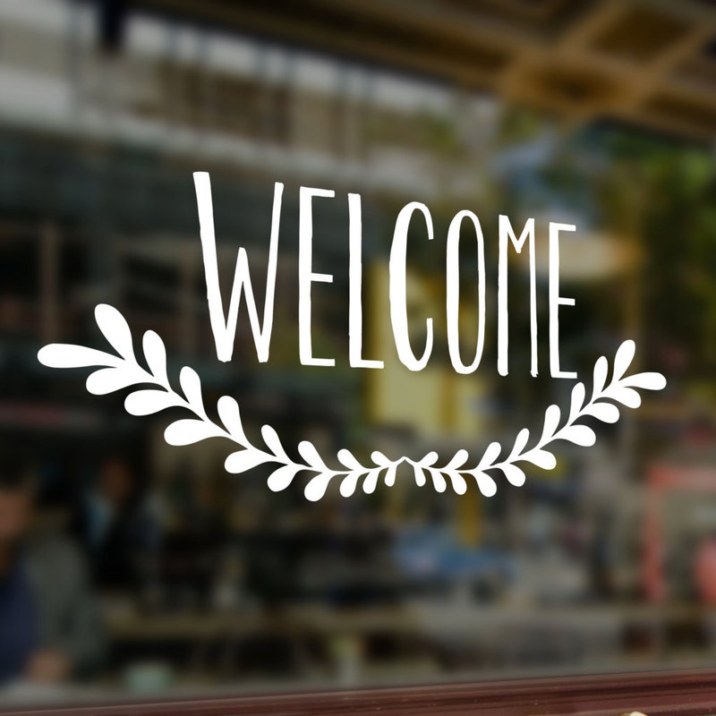 Wall Decals Welcome - Etsy