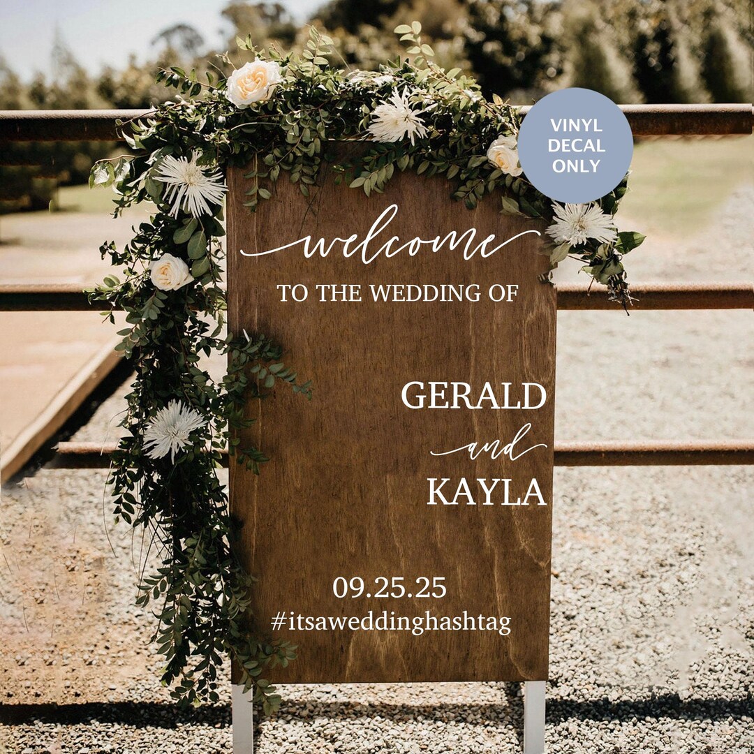 Personalized Wedding Mirror Sign, Custom Wedding Reception Decor - Etsy