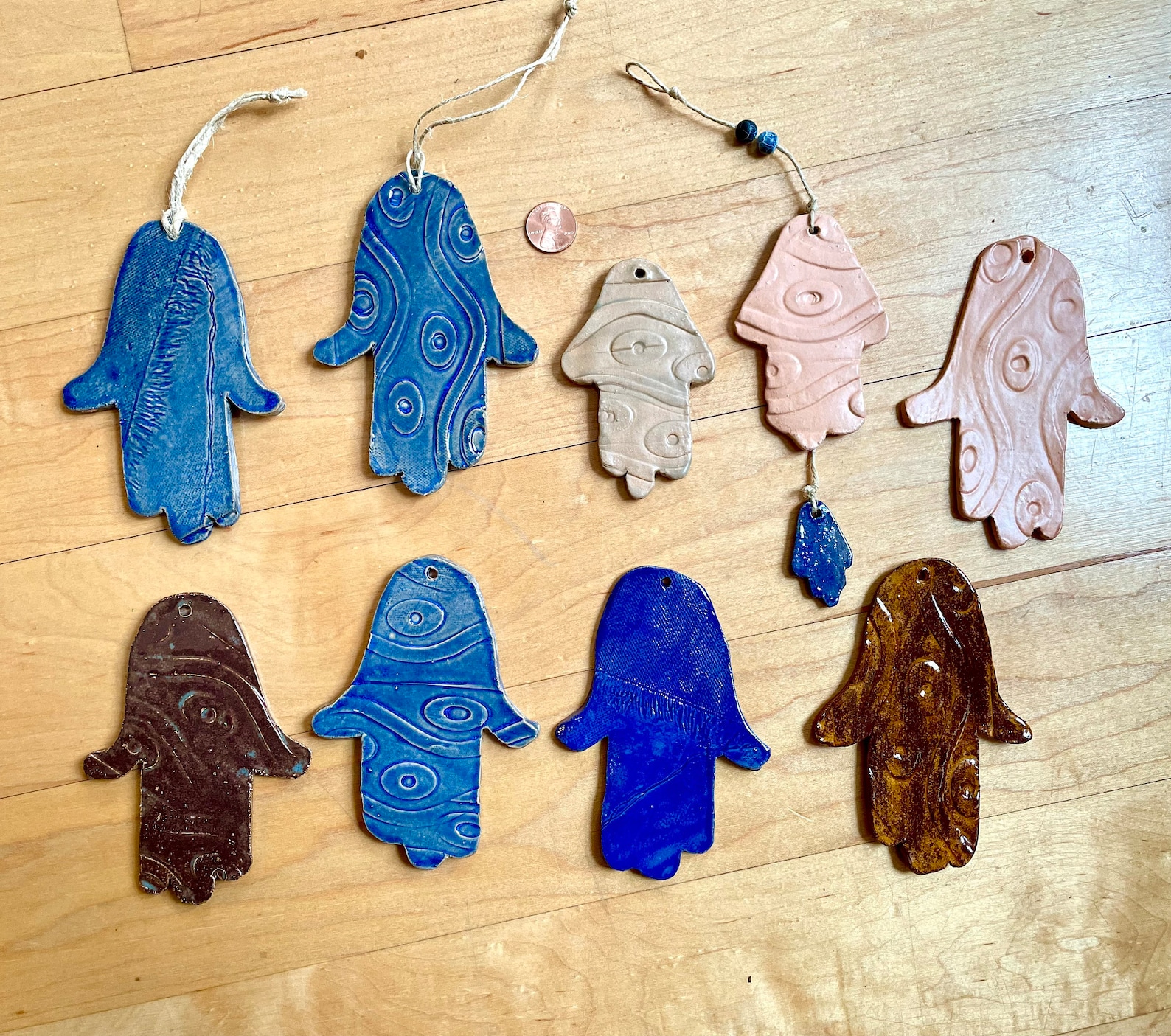 Hamsa Wall Hanging | Handmade Ceramic - Etsy