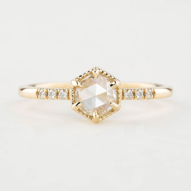 Minimal Diamond Ring - Etsy