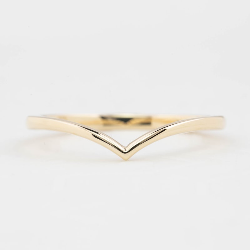 V Shape Ring - Etsy