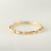 14k Solid Gold Stack Ring, Stack Ring Solid Gold, Bead Ring, Dainty Gold Ring, Dainty Bead Ring ...