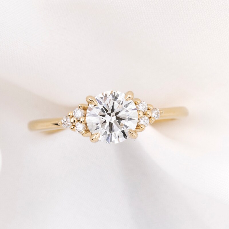 Large Diamond Ring - Etsy