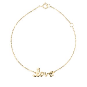 SALE Love Script Bracelet Love Bracelet Script Love - Etsy