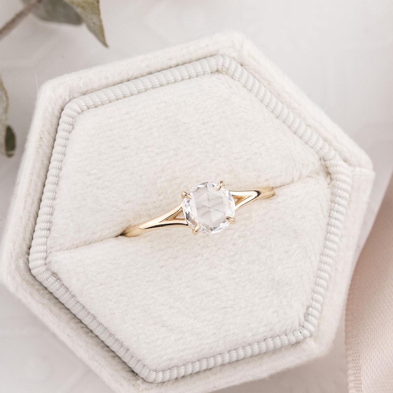 Simple Engagement Ring - Etsy