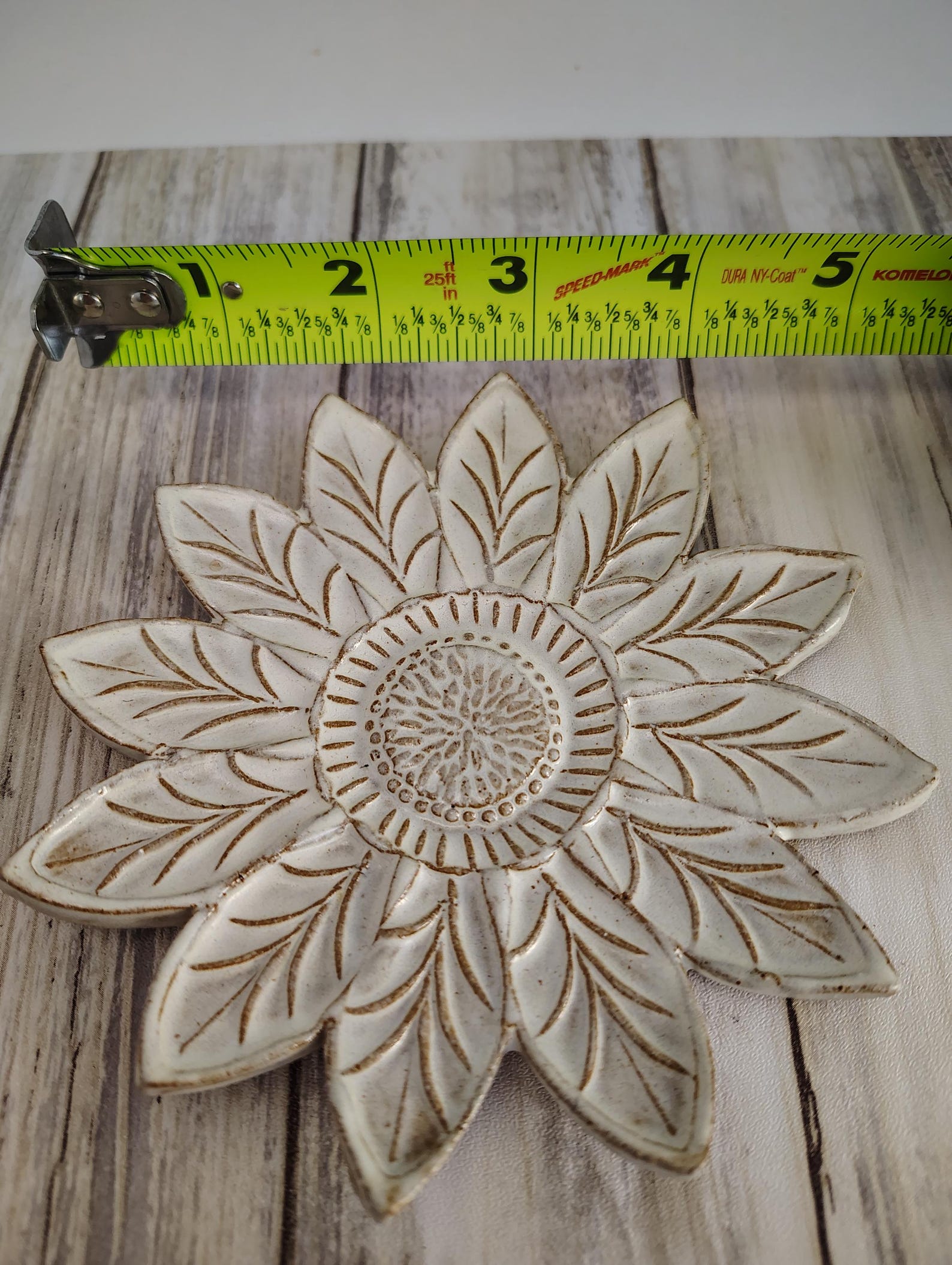 Ceramic Flower Ring Dish / Handmade - Etsy