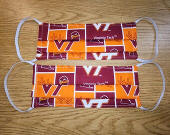 Virginia Tech Mask - Etsy