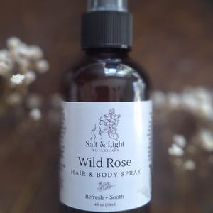 WILD ROSE Hair Body Mist Hair Perfume Dreadlock Refresh Spray Facial ...