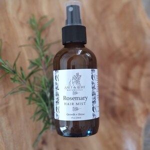Rosemary Hair Mist | Hair Perfume | Dreadlock Refresh Spray | Essential ...