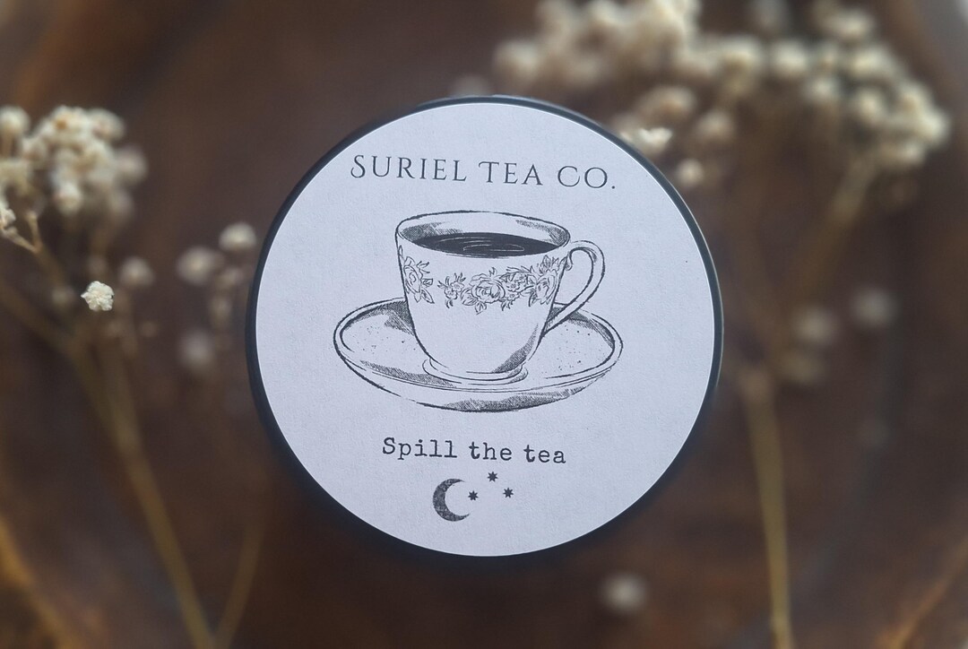 Suriel Tea Co Organic Mood Support Rose Mint Book Inspired Tea Book ...