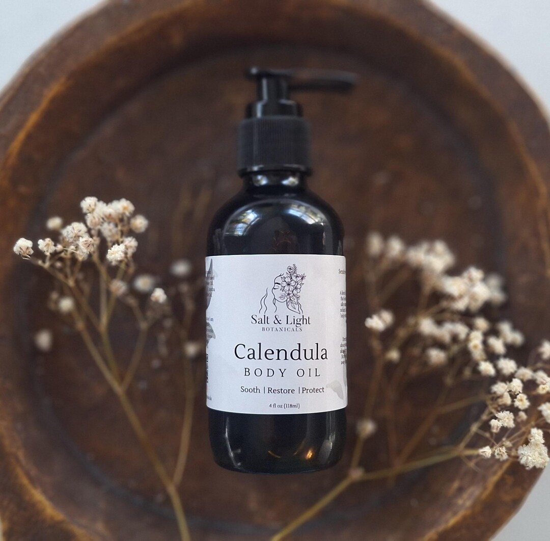 CALENDULA Body Oil | Natural Face + Body Oil | Eco-friendly ...