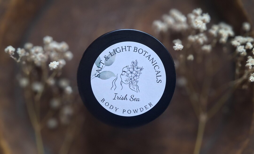 IRISH SEA Natural Body Dusting Powder | Magnesium Body Deodorant | Talc ...