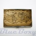 Vintage World Atlas Map Card Holder, Business Card Case, Credit Card ...
