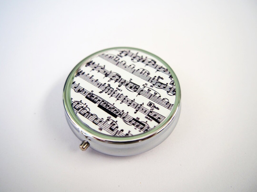 Music Note Pill Case, Pill Box, Pill Holder - Etsy