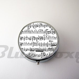 Music Note Pill Case, Pill Box, Pill Holder - Etsy