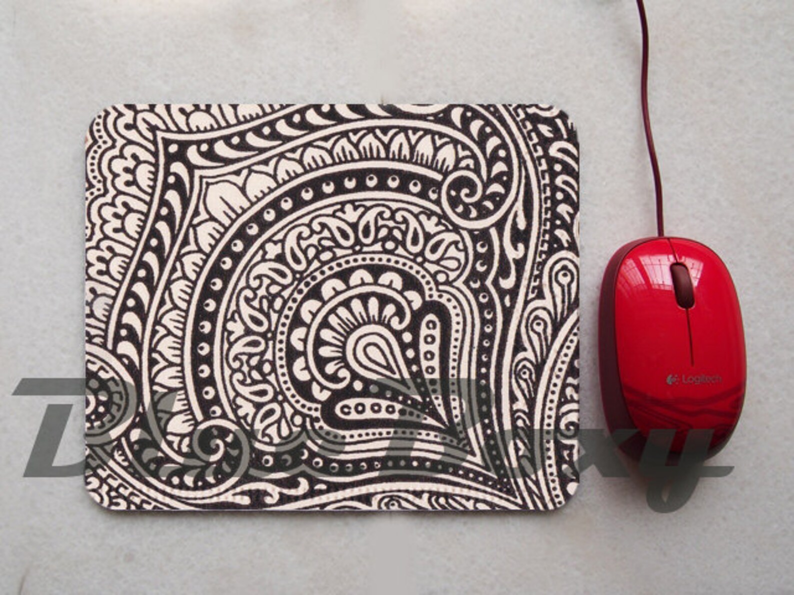 Vintage Pattern Mousepad Office Mousepad Computer Mouse Pad - Etsy