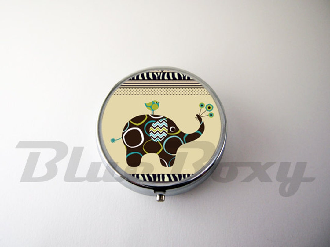 Cute Elephant Pill Case, Pill Box, Pill Holder - Etsy