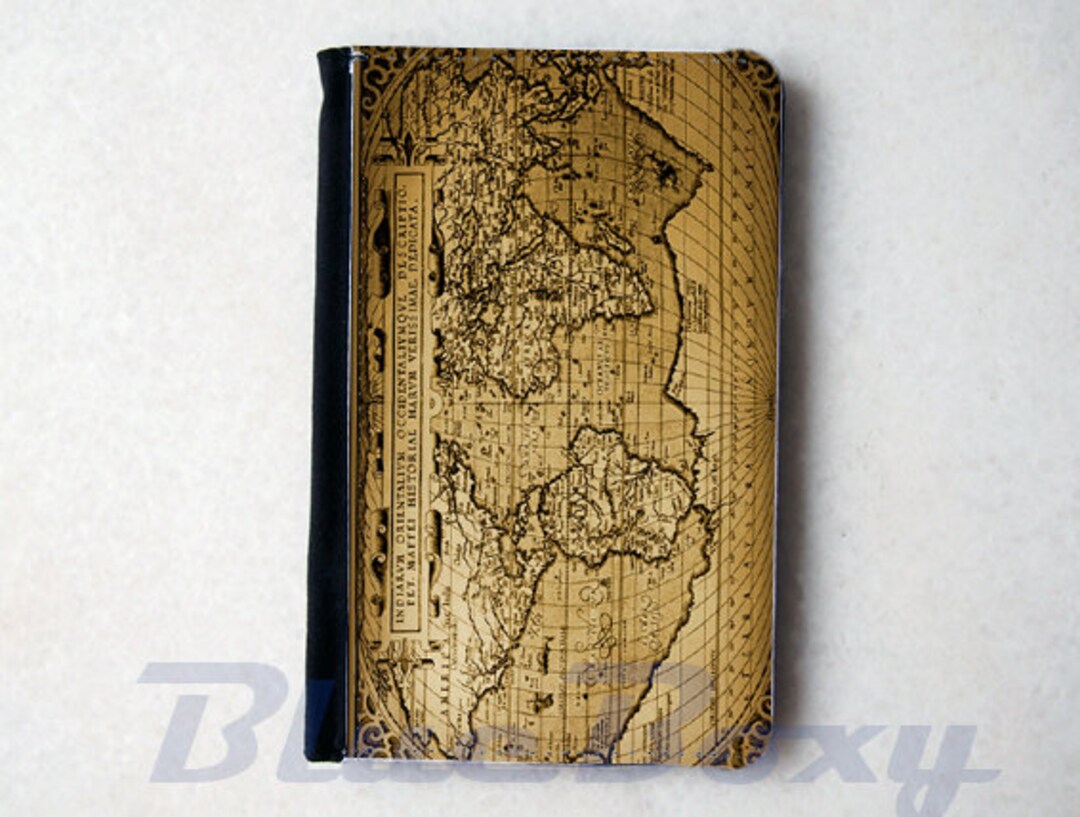 Vintage World Atlas Map Passport Cover Passport Holder, Passport Wallet ...