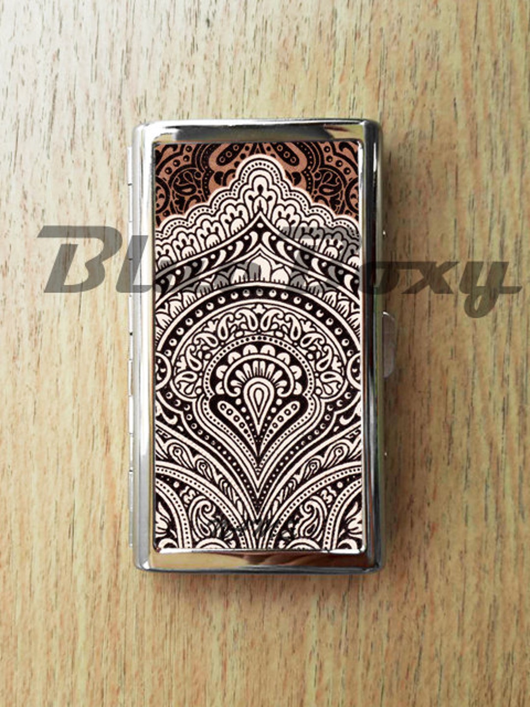 Vintagebrown Pattern Cigarette Case Cigarette Holder - Etsy