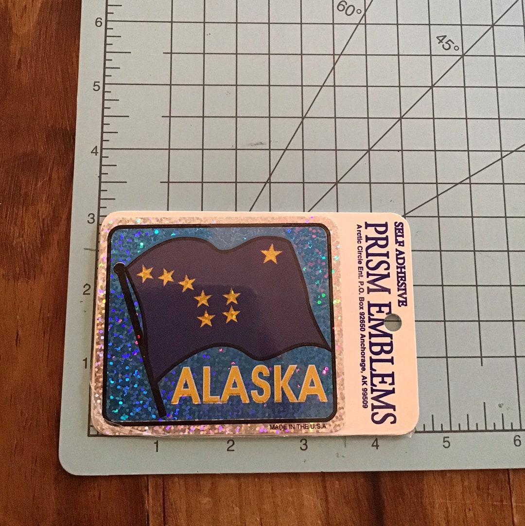 Alaska Flag Sticker. - Etsy