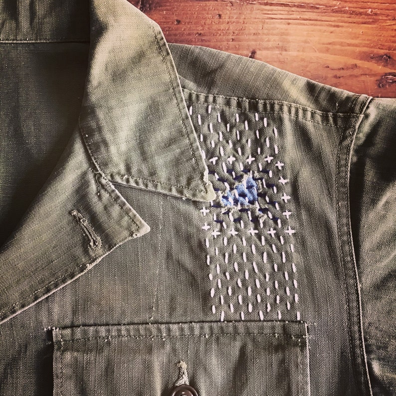 Sashiko Denim Repair and Patching - Etsy