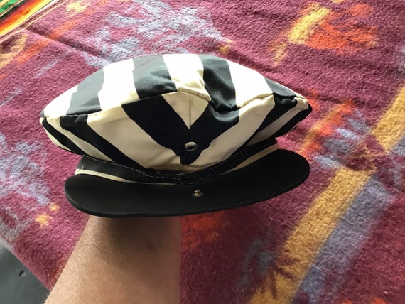 40’s 50’s Football Referee cap. Size small - Gem