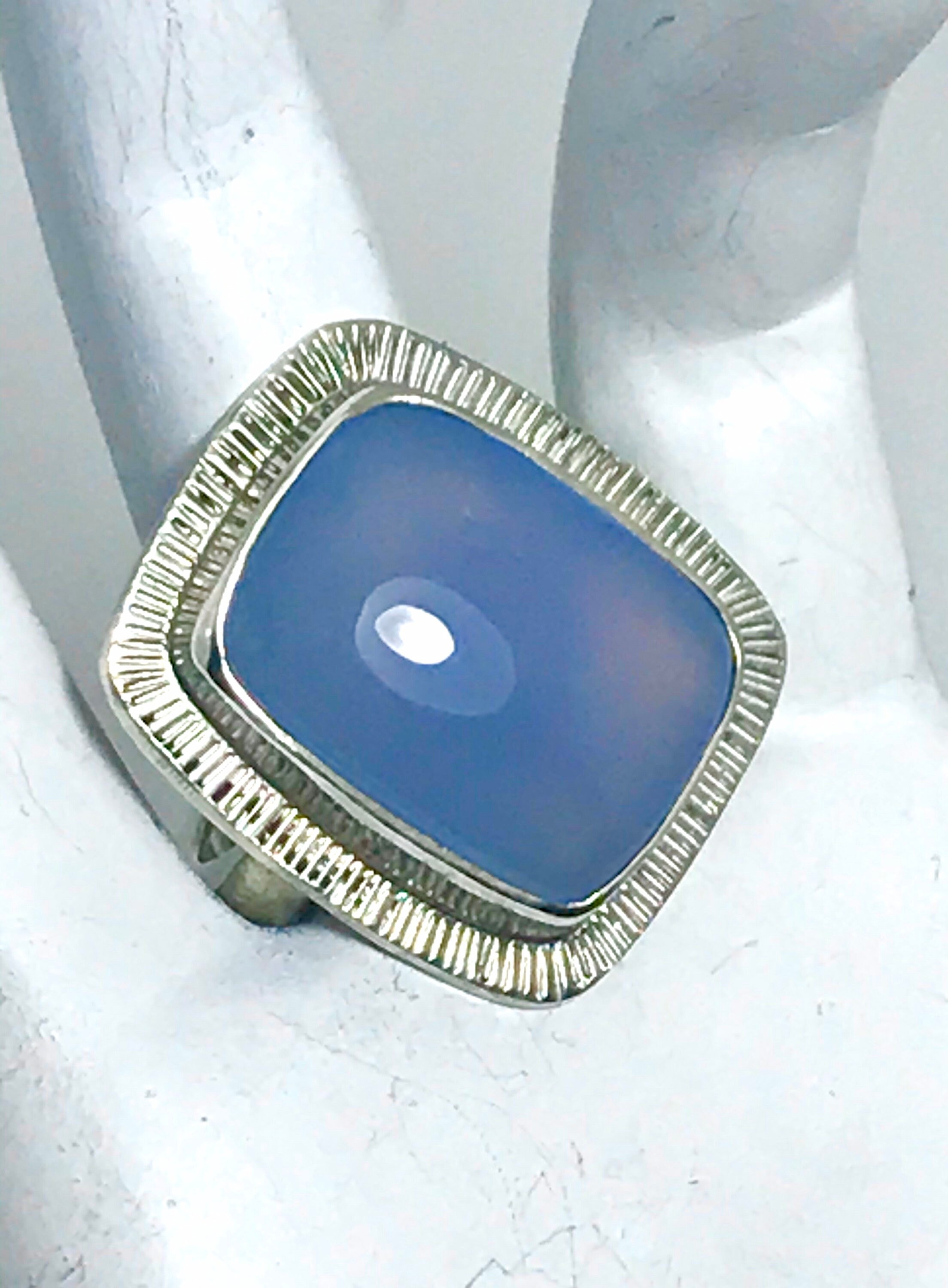 Antique Chalcedony Ring - Etsy