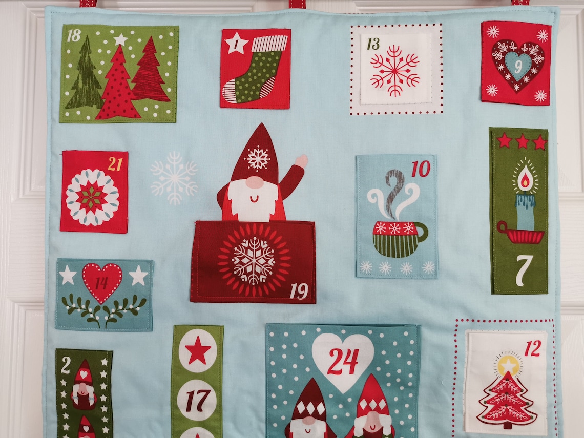 Advent Calendar Hygge Scandi Christmas Wall Hanging - Etsy UK