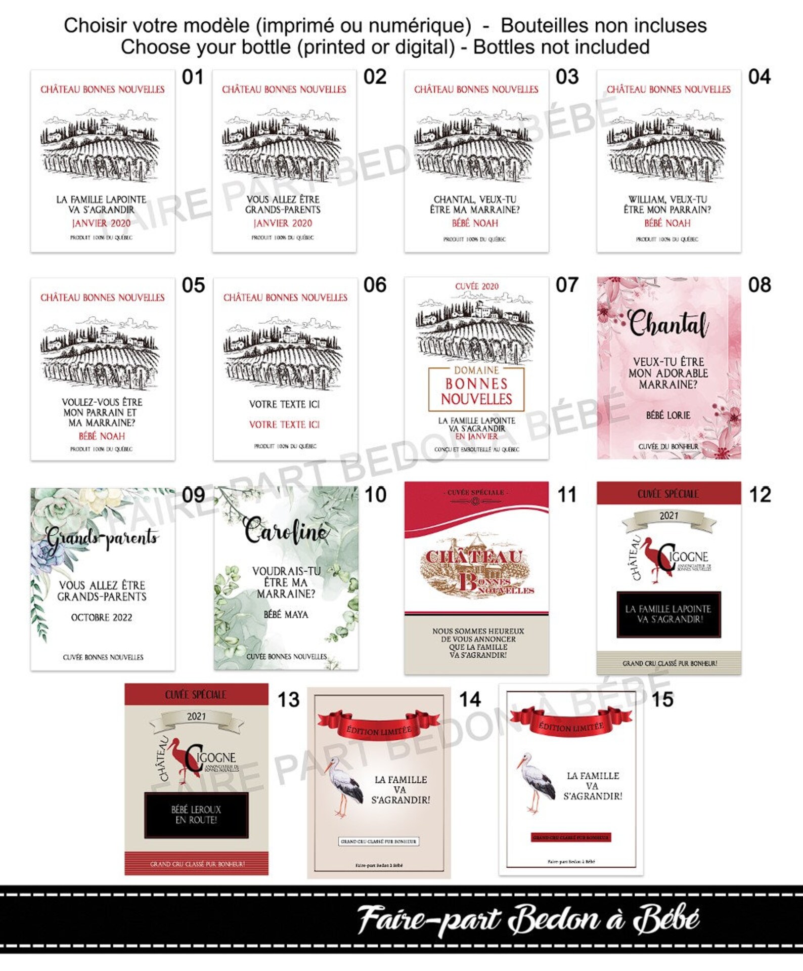 Announcement Pregnancy Label, Announcement Pregnancy Baby, Wine Label ...