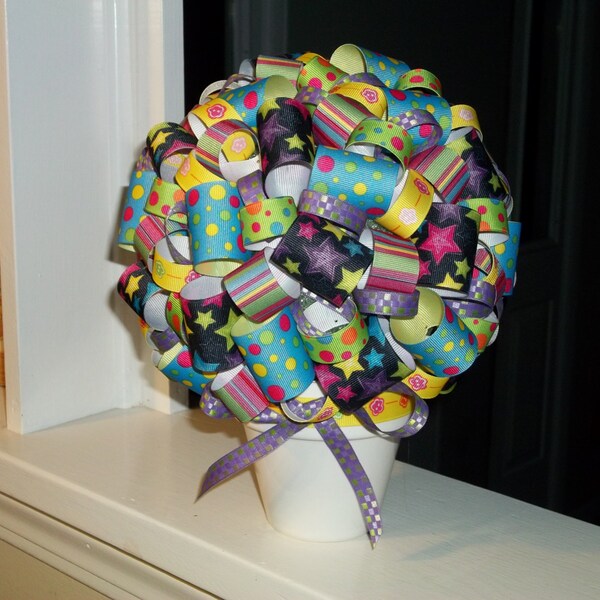 Ribbon Topiary - Etsy