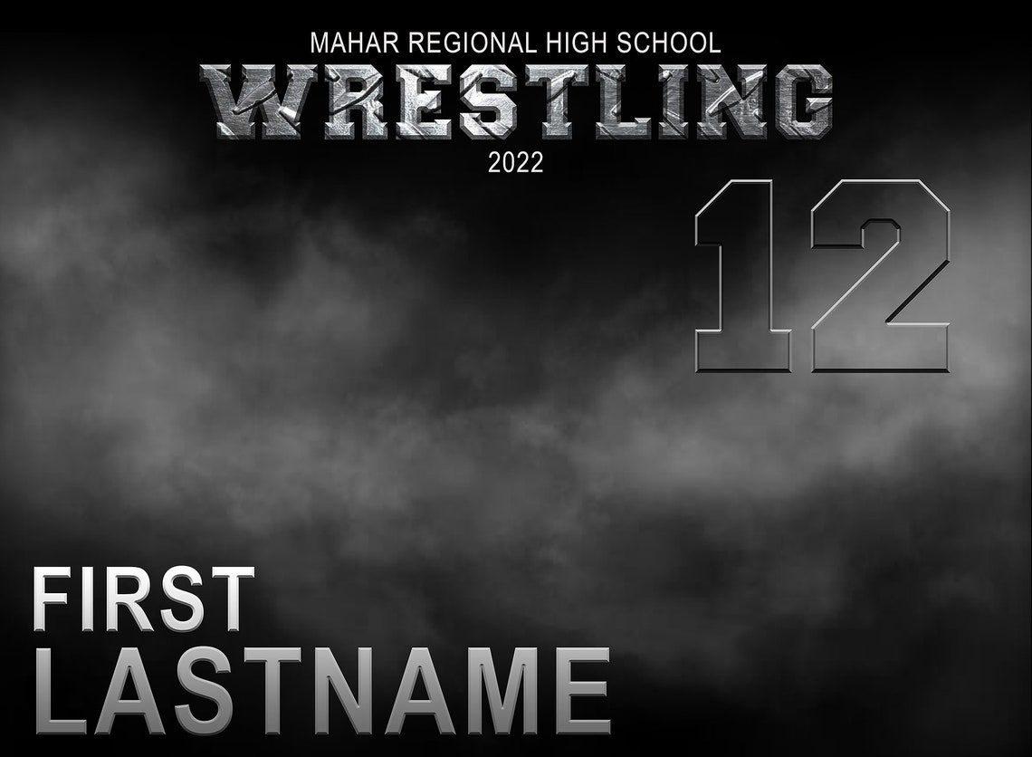 Wrestling Photoshop Template, Fully Customizable. Tutorials. Change the ...