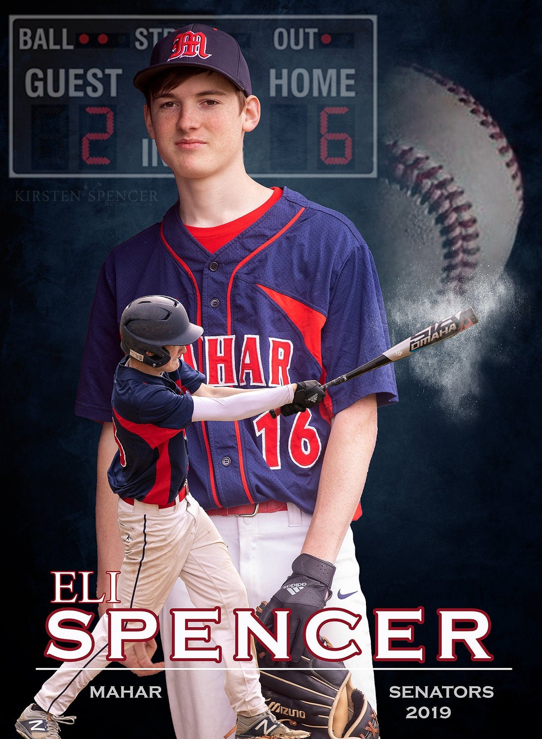 Baseball Banner Template for Photoshop and a Tutorial Showing You How ...