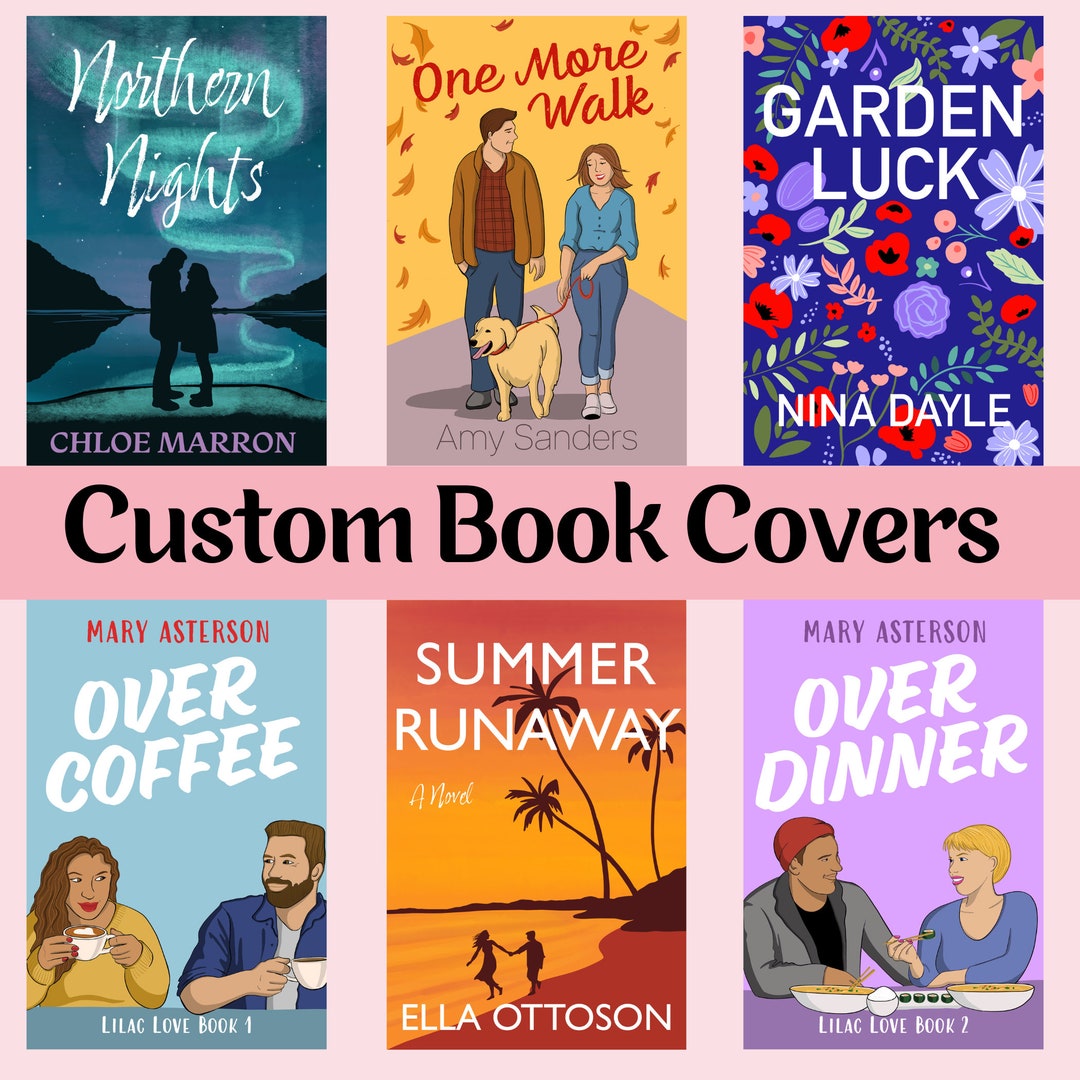 Custom Book Cover for Rom Com | Romance Novel | Chick Lit | Women's ...