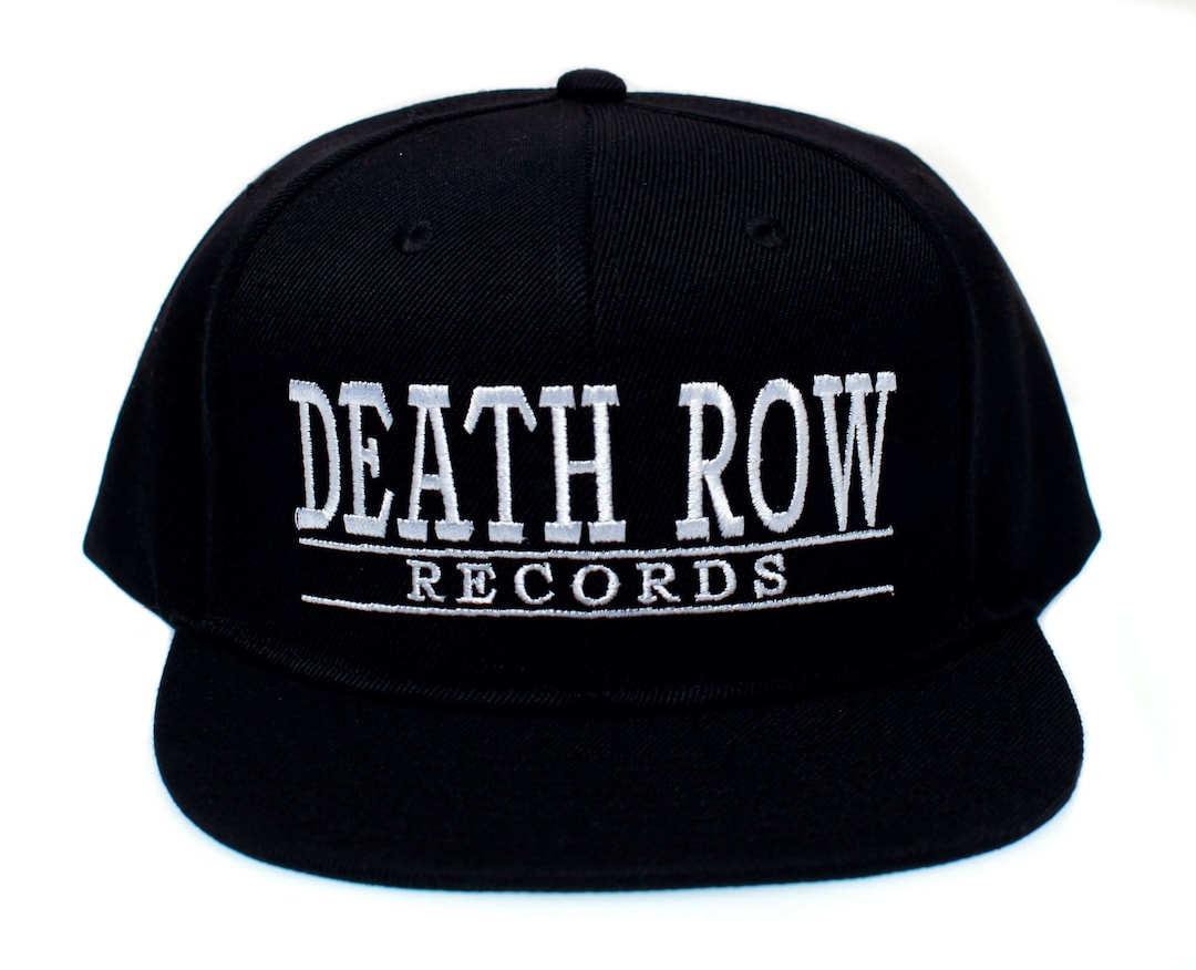 Vintage 2000s Death Row Records Black Embroidered Flat Brim Hat - Etsy ...