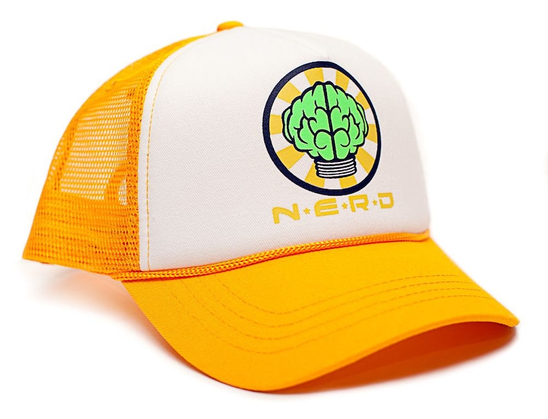 Custom Nerd Neptunes Nerd Trucker Hat Mesh Hat Snapback Cap Etsy