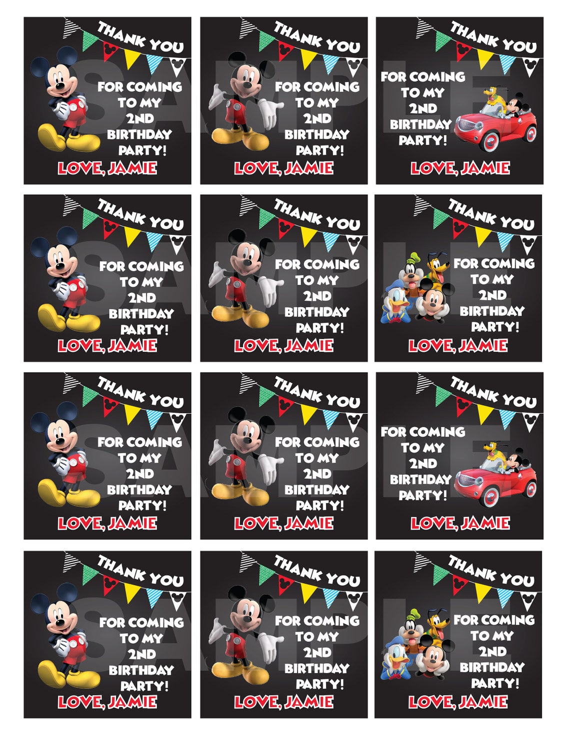 Mickey Mouse Clubhouse Oh Two-dles Birthday Party Pack - Invitation ...