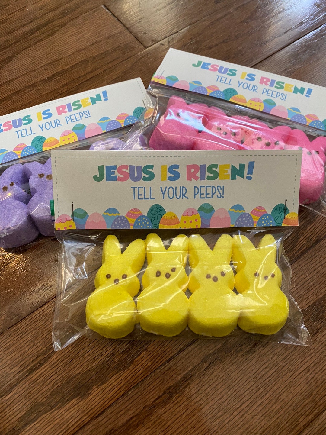 Jesus is Risen, Tell Your Peeps! Easter Tag - Printable - Etsy
