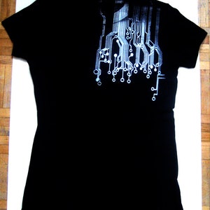 Circuit Board Screenprinted Tshirt - Etsy