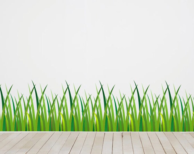 Grass Wall Decal - Etsy