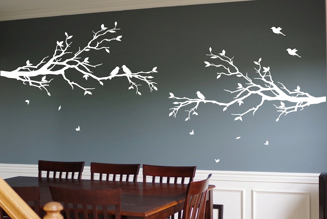 2 X Large Tree Branches Wall Decals Deco Art Sticker Mural - Etsy